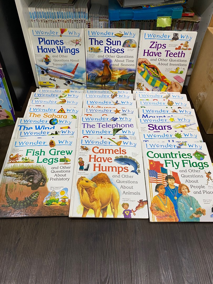 I Wonder Why full set 24 hardcover books by Grolier (RM 10 each, RM 220 ...