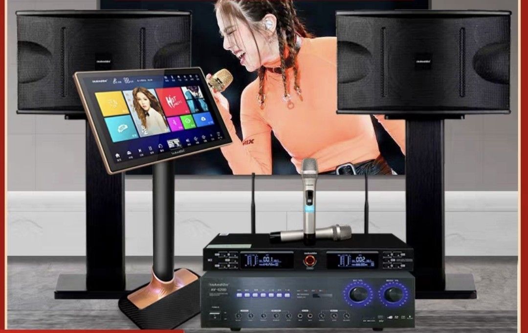 INANDON Karaoke System FULL SET, TV & Home Appliances, TV ...