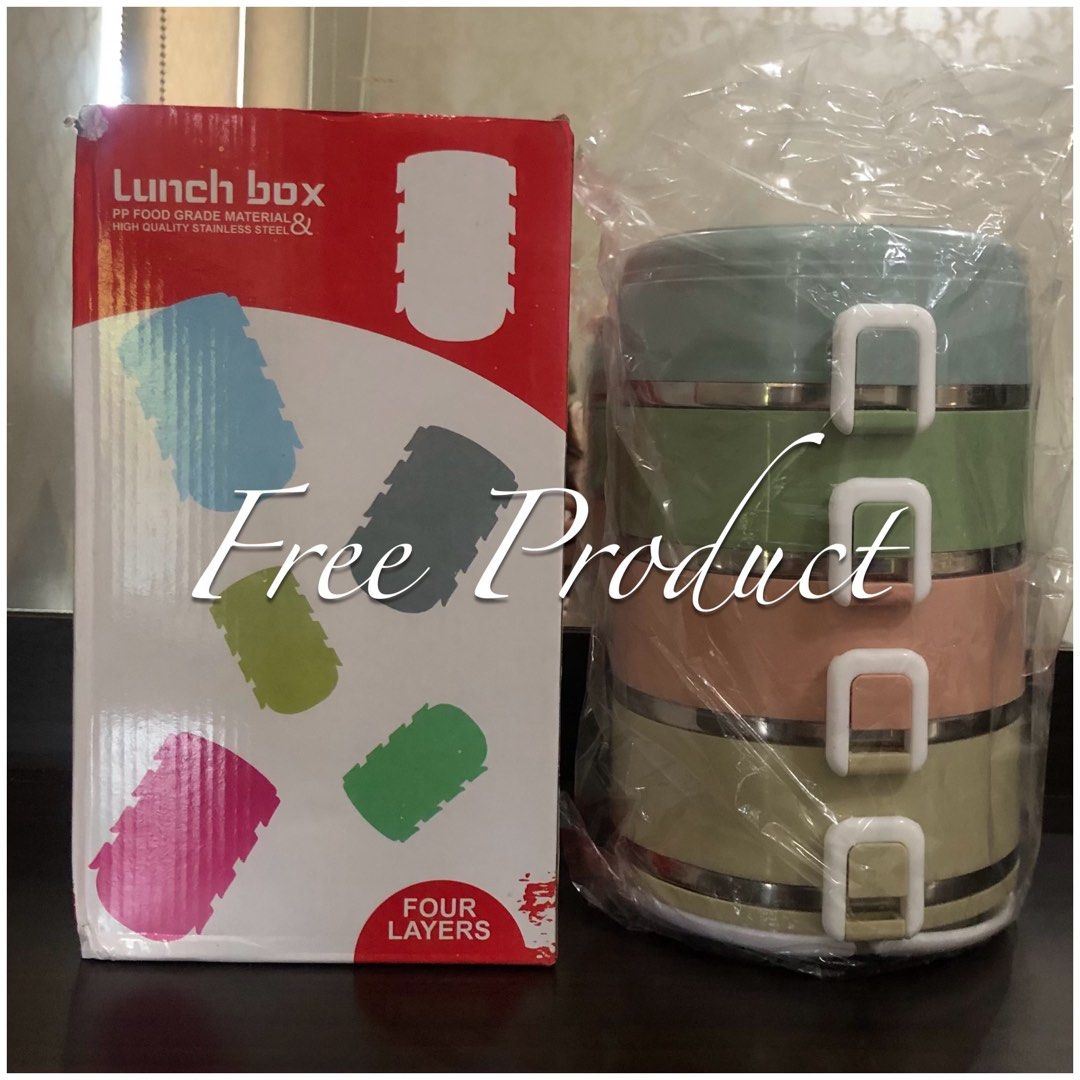 Informa Zown Meja Lipat Serbaguna X-up - Abu-abu Free Rantang Stainless ...