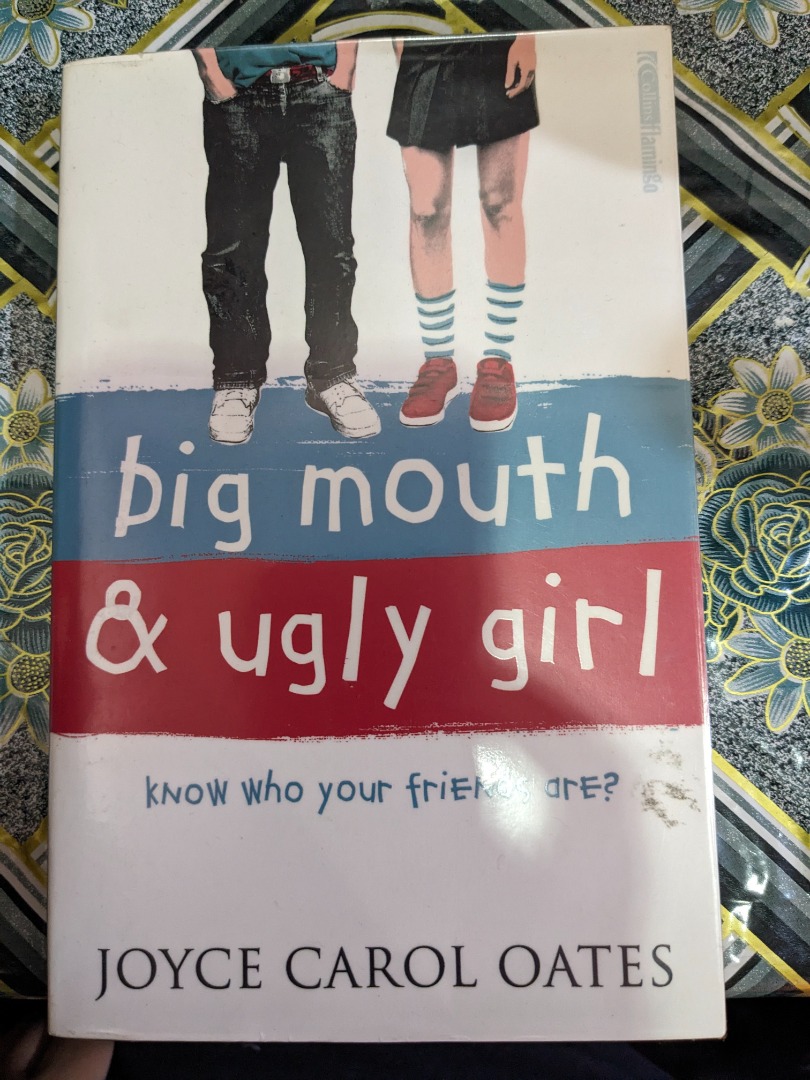 Joyce Carol- Big Mouth & Ugly Girl. Boo is wrapped in transparent book ...