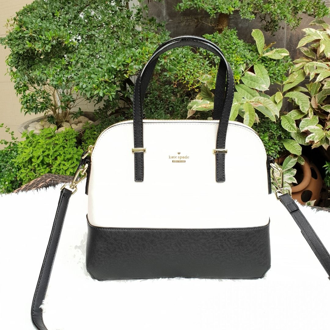 Kate Spade Maise Cedar Street Zip Top Handle Bag in Two - Tone Saffiano ...