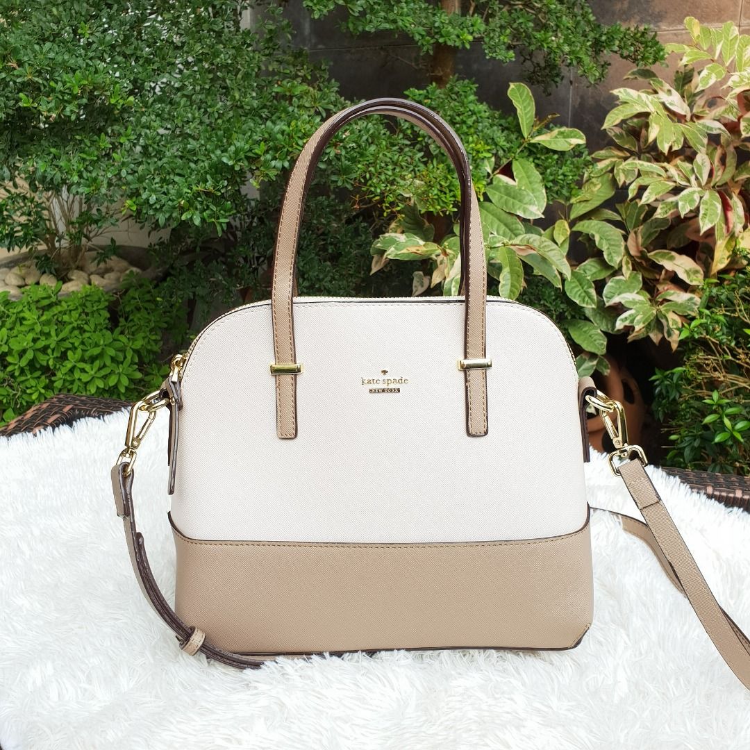 Kate Spade Maise Cedar Street Zip Top Handle Bag in Two - Tone Saffiano ...