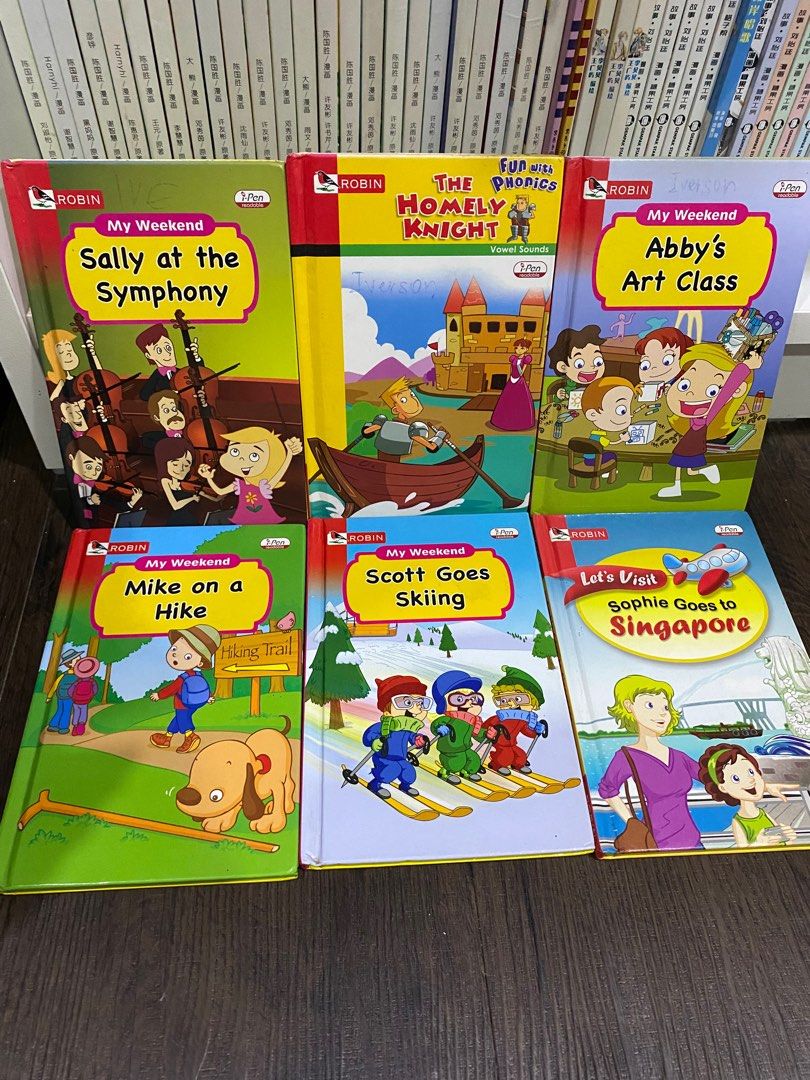 Kids hardcover books - Folktales, Robin Series and I Like to Read (RM 3 ...