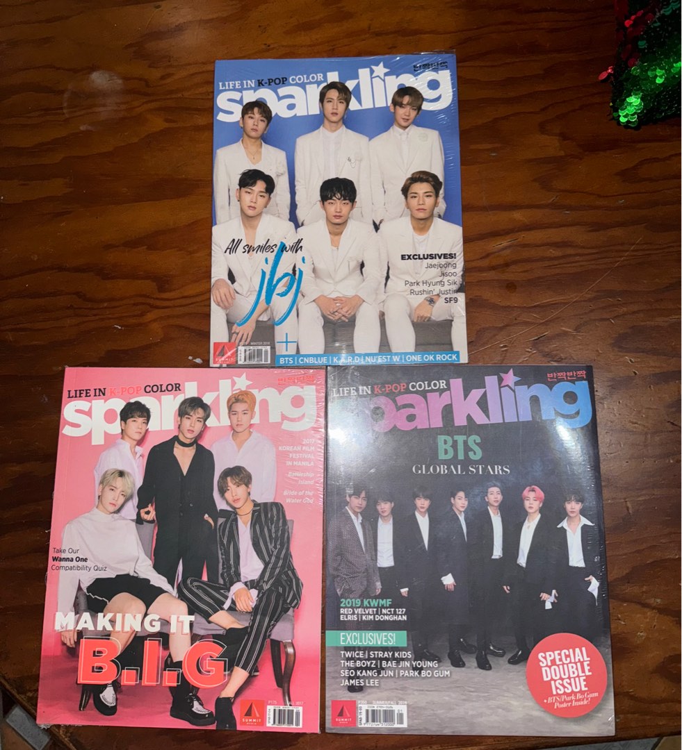 KPOP magazines (BTS, B.I.G , JBJ), Hobbies & Toys, Books & Magazines, Magazines on Carousell