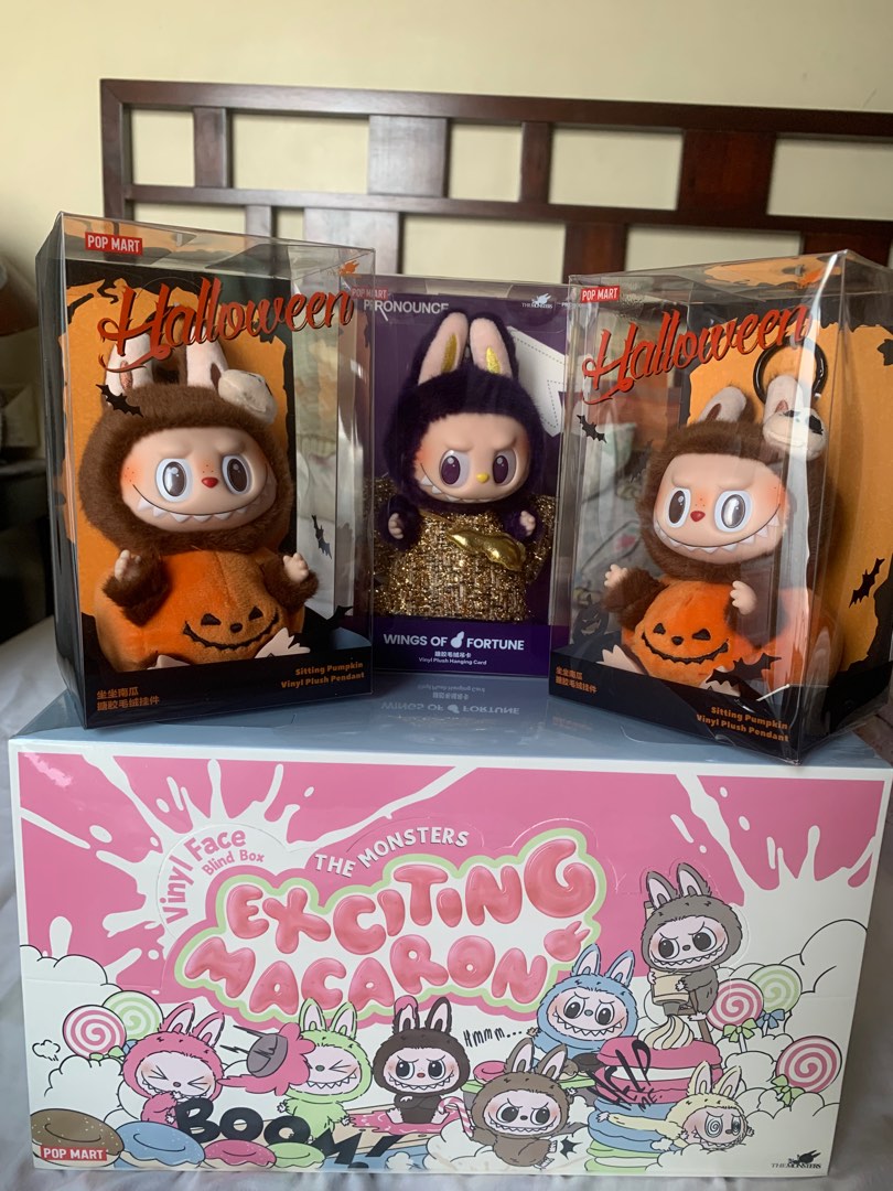 Labubu Exciting macaroon,pronounce,Holloween, Hobbies & Toys, Toys & Games on Carousell
