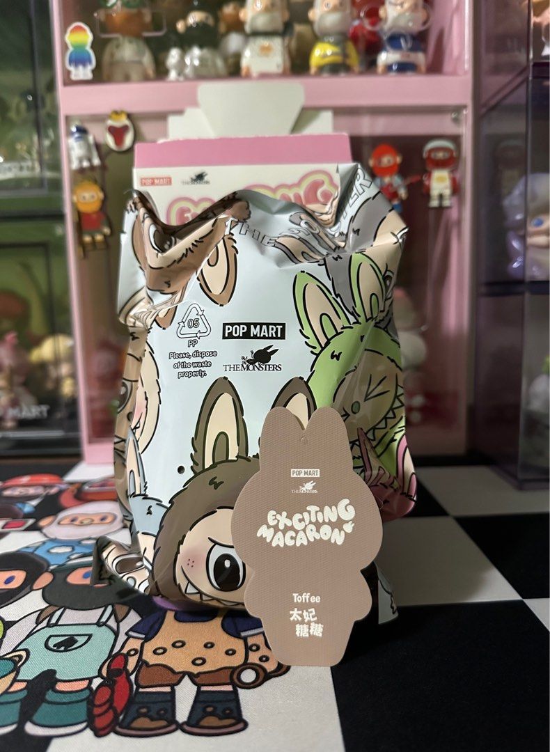 Labubu Macarons - Toffee, Hobbies & Toys, Toys & Games on Carousell