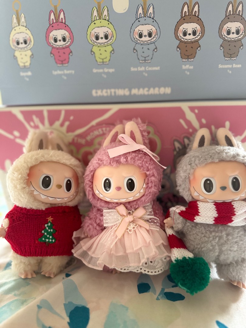 Labubu macaroons v1, Hobbies & Toys, Toys & Games on Carousell