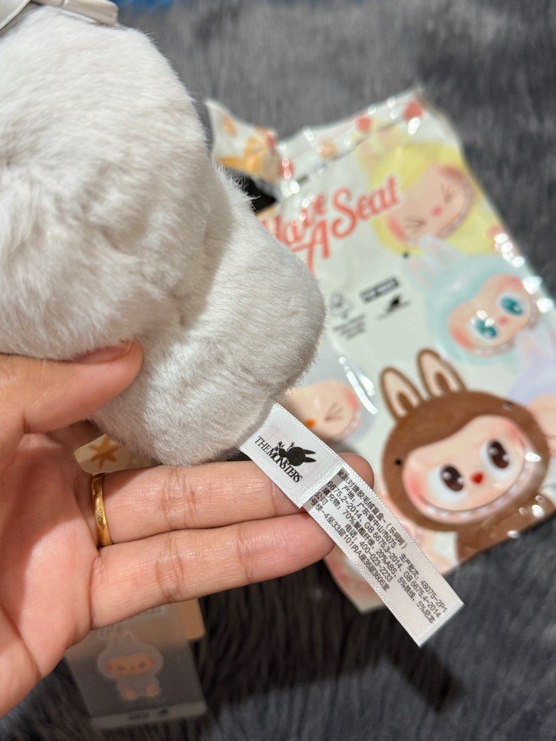 Labubu Version 2 Have A Seat HEHE Opened Only but Unused, Hobbies ...