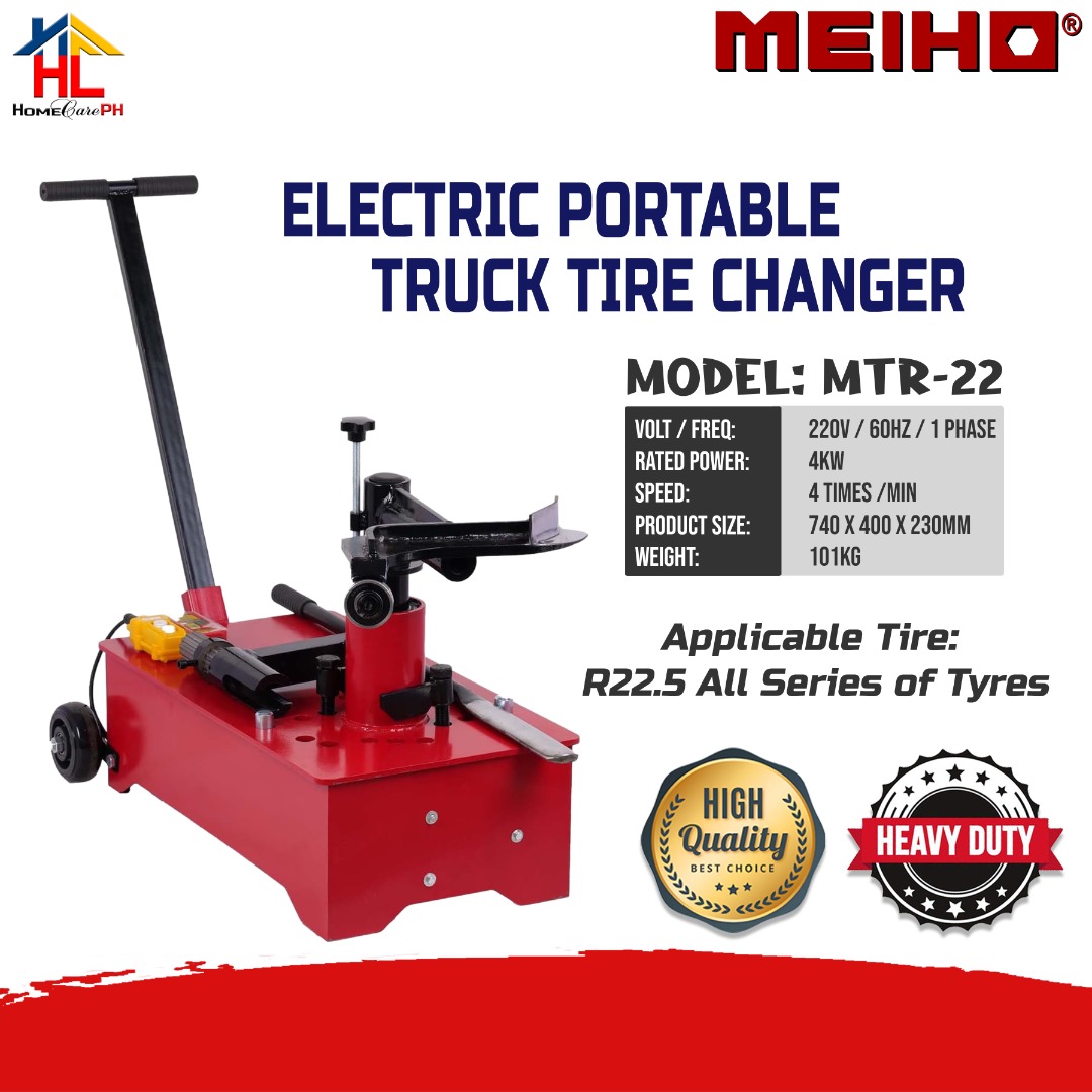 Meiho Electric Portable Truck Tire Changer MTR-22, Commercial ...
