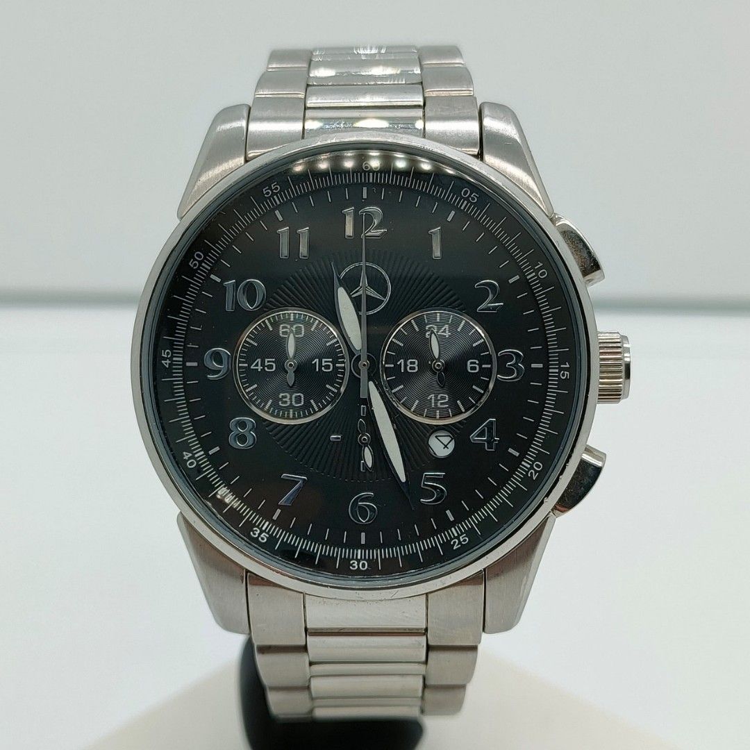Mercedes Benz Chronograph Men's Watch 44mm, Men's Fashion, Watches ...