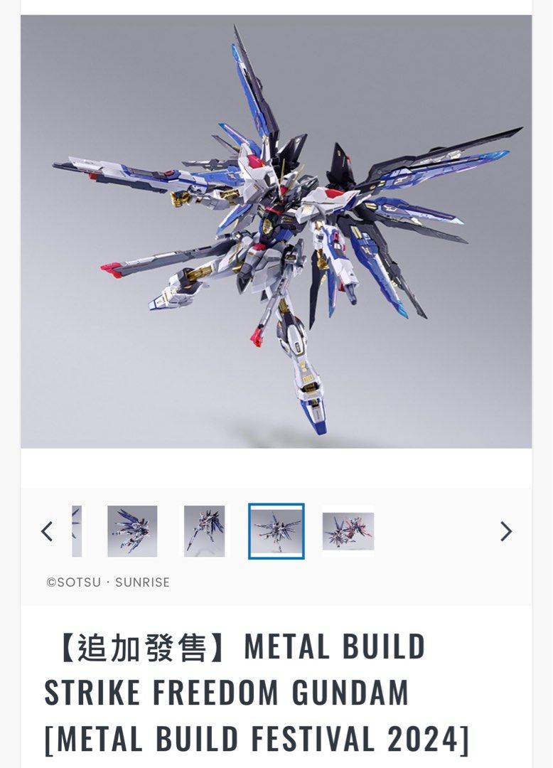 METAL BUILD STRIKE FREEDOM GUNDAM and Destiny Gundam (full package ...