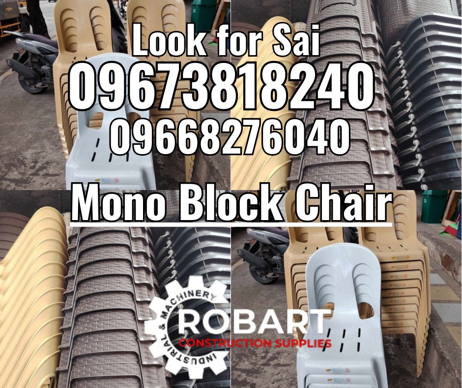 Mono Block Chair, Commercial & Industrial, Construction Tools ...
