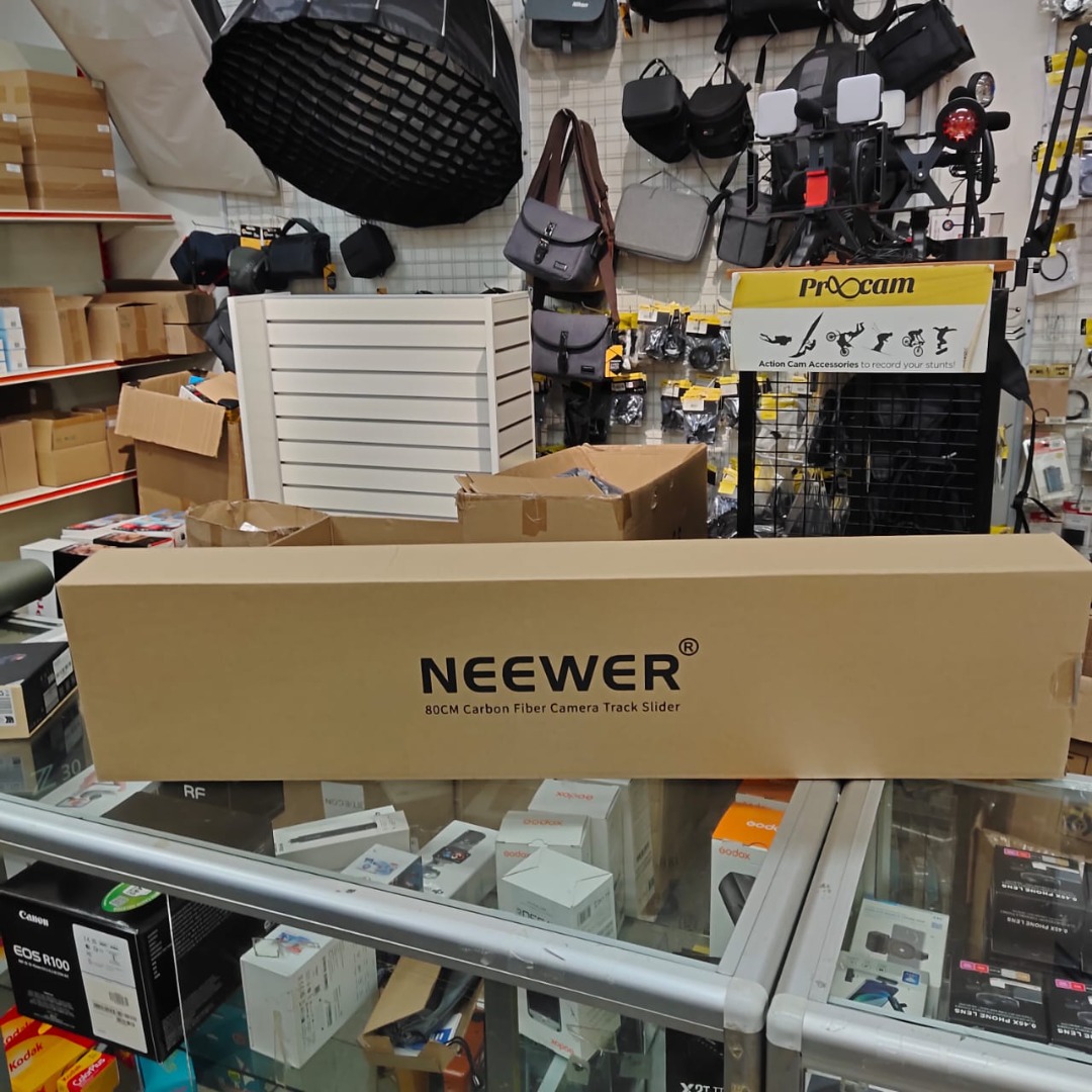 NEEWER CS80CM 31.5in/80cm Carbon Fiber Camera Slider, Photography ...