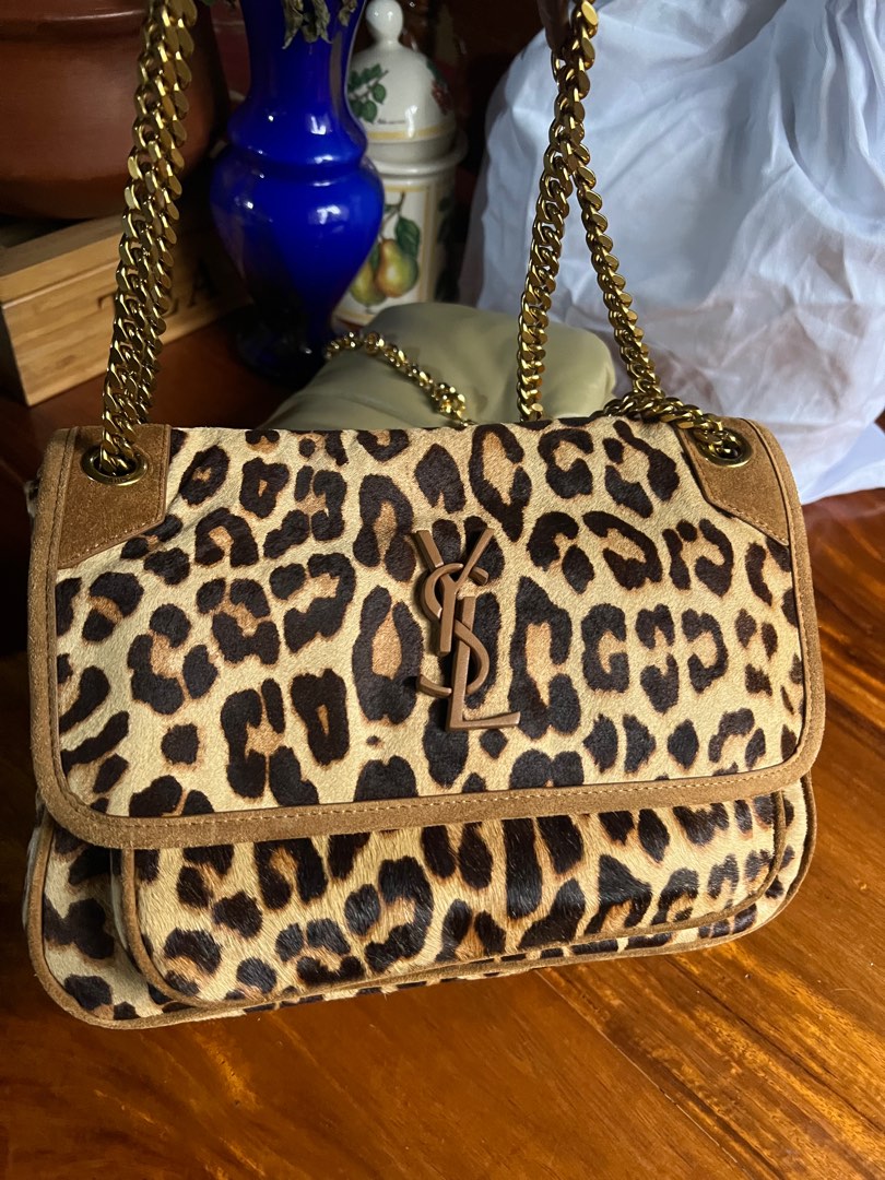 Niki leopard medium, Luxury, Bags & Wallets on Carousell