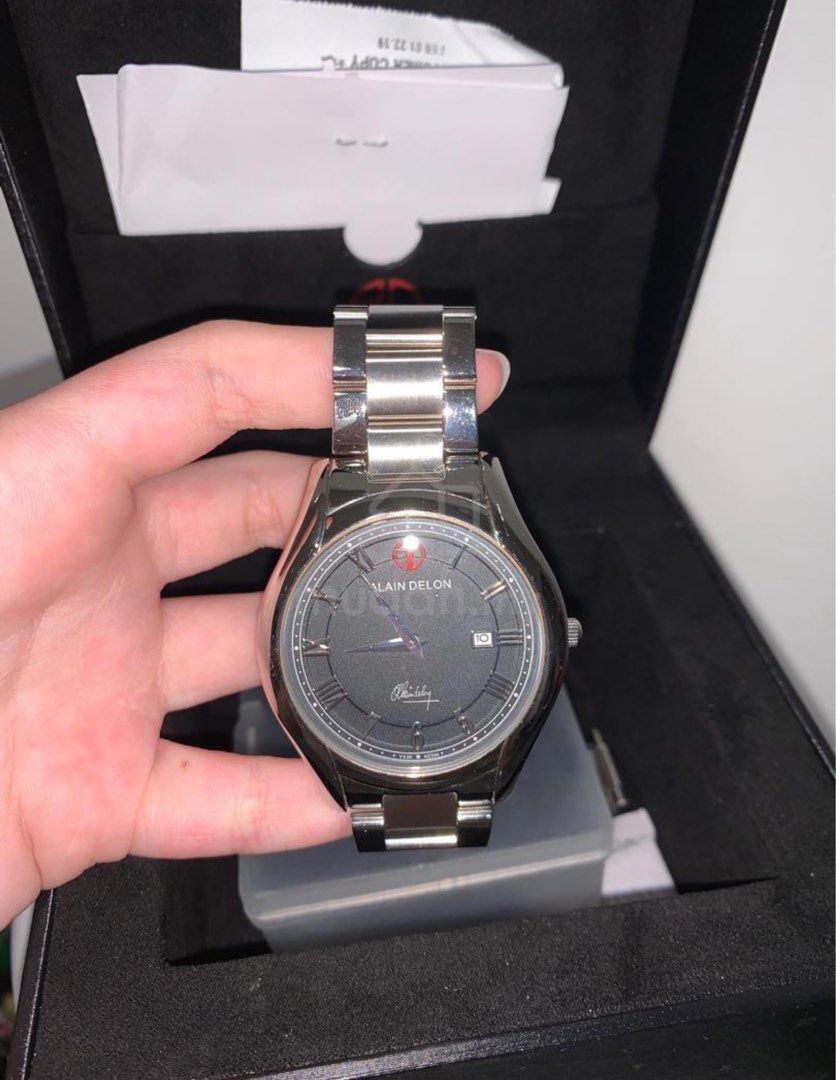 Original ALAIN DELON Watch, Men's Fashion, Watches & Accessories ...