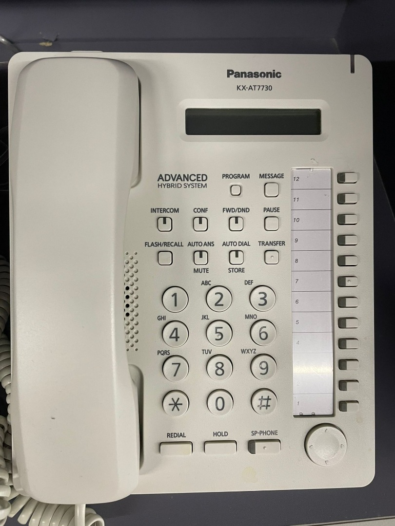 Panasonic Office Phone KX-AT7730 / KX-T7730, Computers & Tech, Office & Business Technology on ...