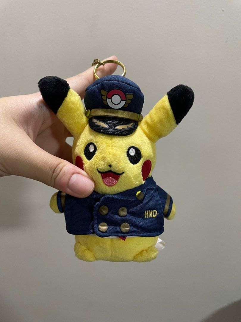 Pikachu pilot haneda airport plush, Hobbies & Toys, Toys & Games on ...