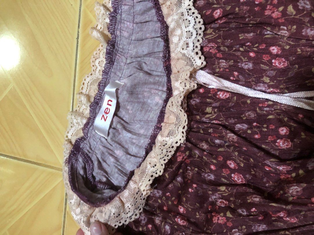 pink and brown cottage core coquette liz lisa inspired floral (laces ...