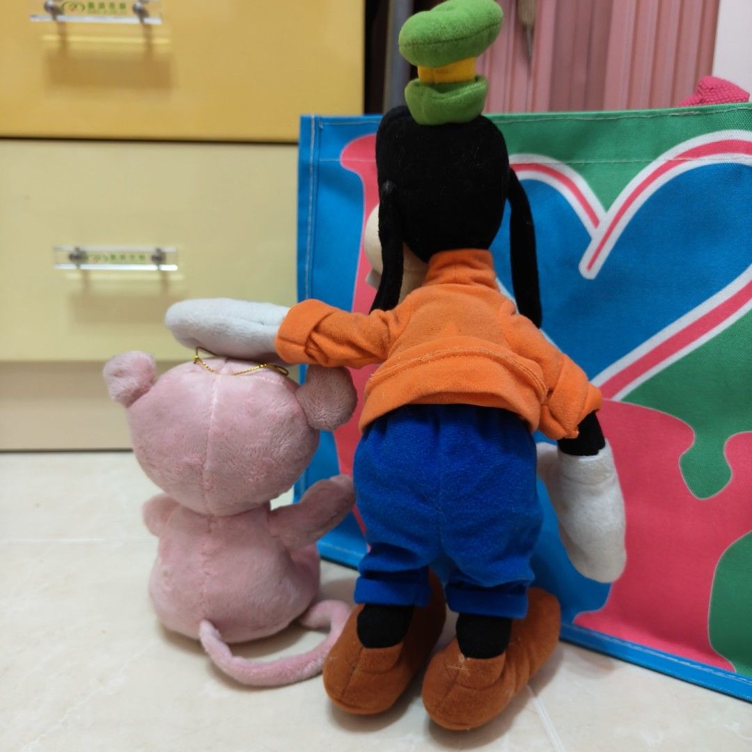 Pink Panther and Goofy Disney JP Plush, Hobbies & Toys, Toys & Games on ...