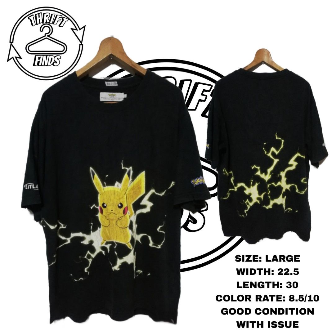 POKEMON PIKACHU THUNDER BOLT, Men's Fashion, Tops & Sets, Tshirts ...