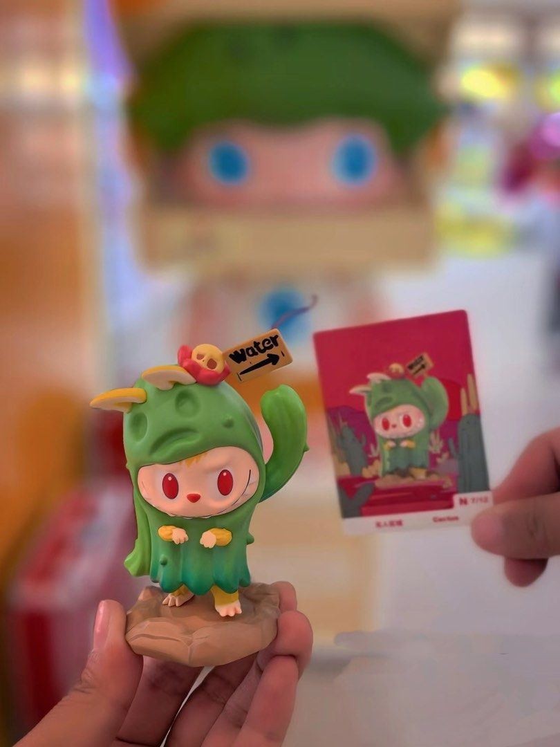 Popmart LABUBU cactus the monsters Figures, Hobbies & Toys, Toys ...