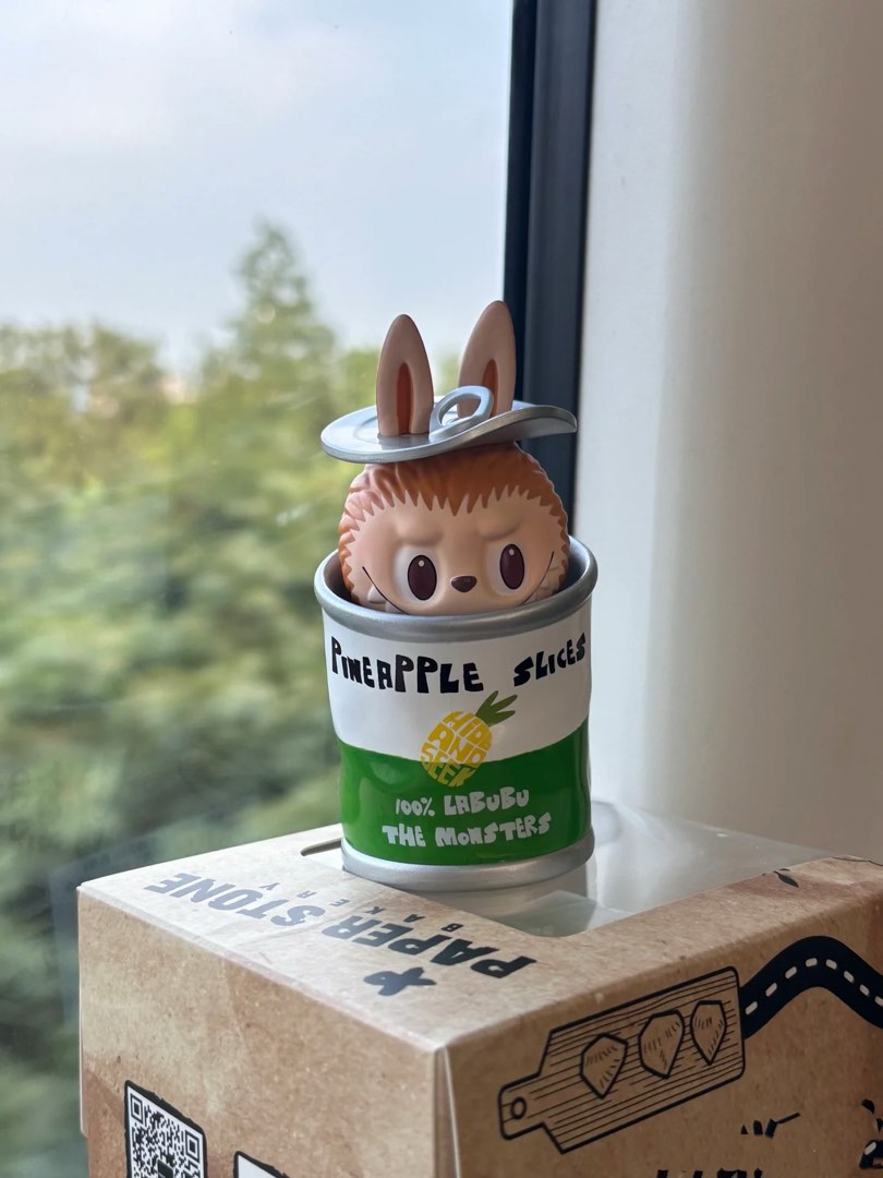 Popmart LABUBU canned pineapple Figures, Hobbies & Toys, Toys & Games ...