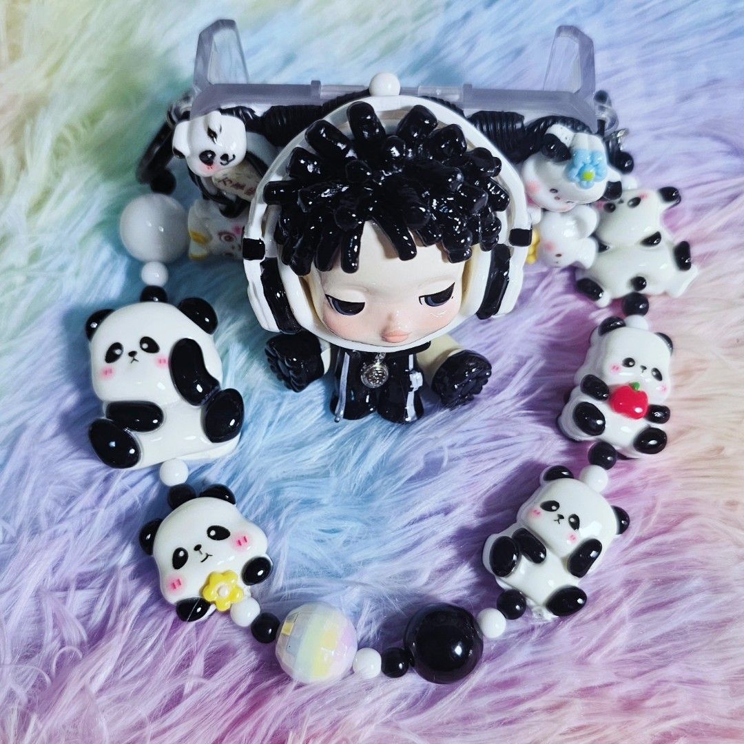 POPMART Skullpanda clamps and chains, Hobbies & Toys, Stationary ...