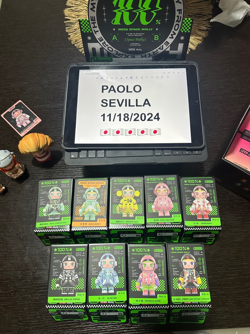 Popmart Space Molly Version 2 and 3, Hobbies & Toys, Toys & Games on ...