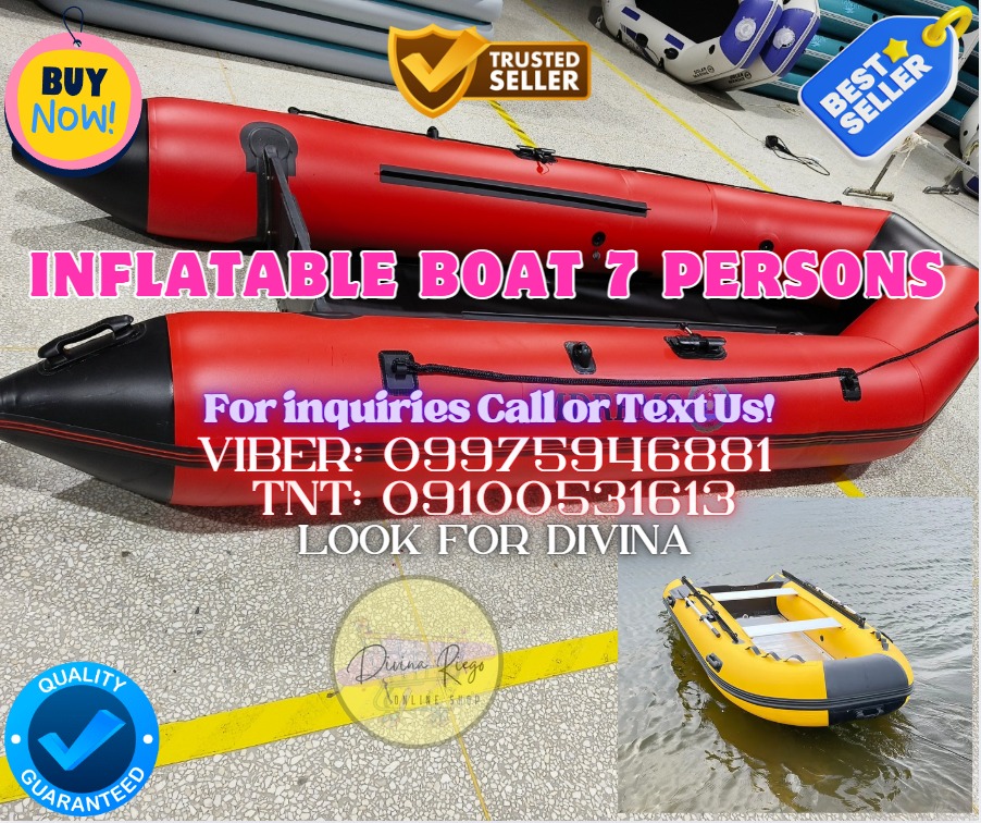 PVC Folding Inflatable Boat Fishing Boat Rubber Boat, Sports Equipment ...
