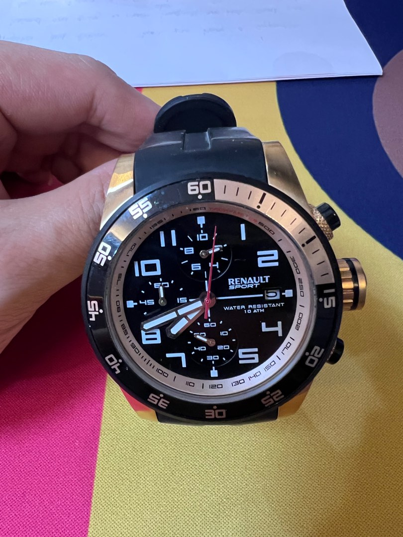Renault sport watch 45mm, Luxury, Watches on Carousell