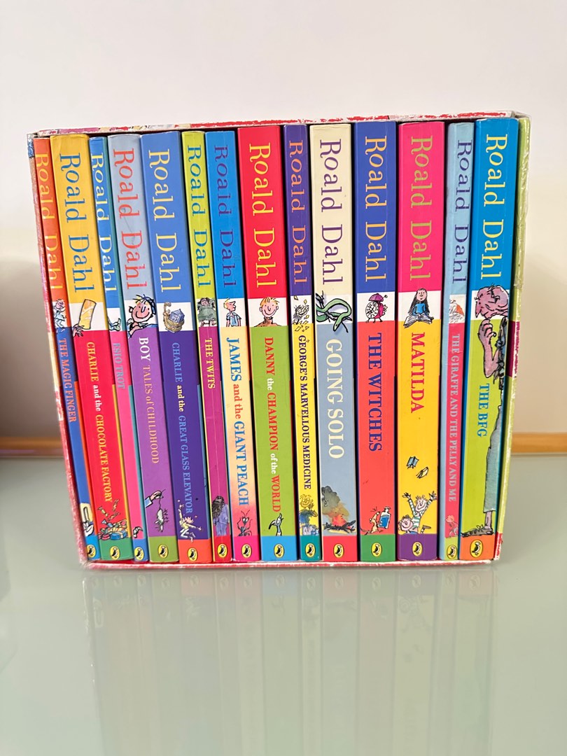 Roald Dahl books set, 興趣及遊戲, 書本 & 文具, 小說 & 故事書 - Carousell