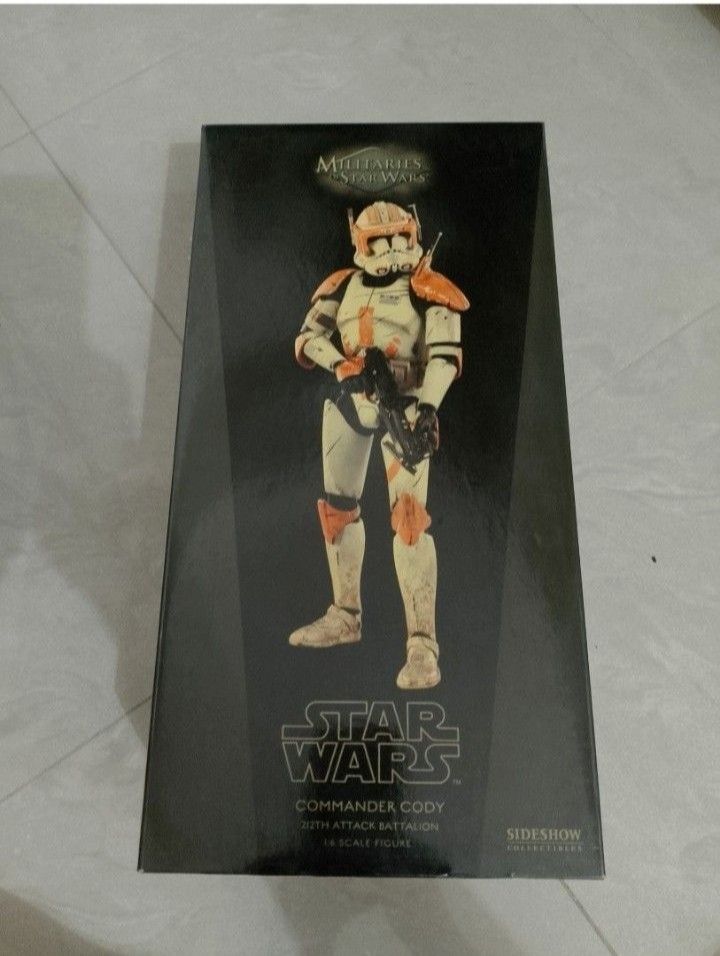 SIDESHOW STAR WARS COMMANDER CODY 212th CLONE TROOPER 1/6, Hobbies ...