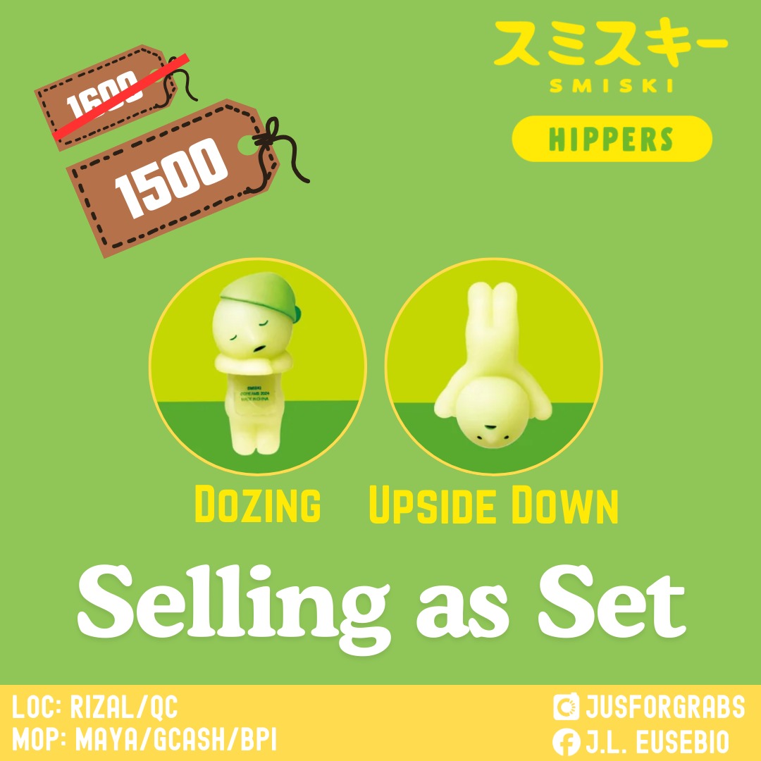 Smiski Hippers Dozing & Upside Down | (Sold as Set), Hobbies & Toys ...