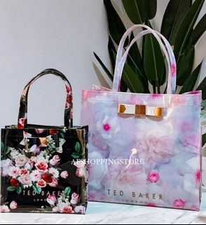 Ted Baker Women Pink Floral Tote Bag, Luxury, Bags & Wallets on Carousell