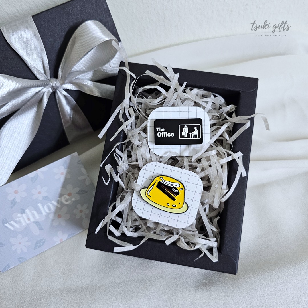 The Office TV Show Enamel Pin Gift Set / Gift Box with Wish Card, Women ...