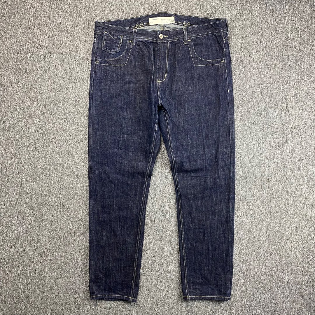 Uncle Fu - Buckle Back Selvedge Denim Pants, Men's Fashion, Bottoms ...