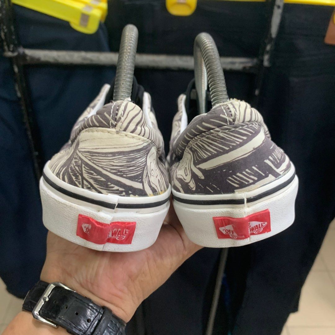 VANS ERA X MoMA the scream edvard Munch size 7uk, Men's Fashion ...