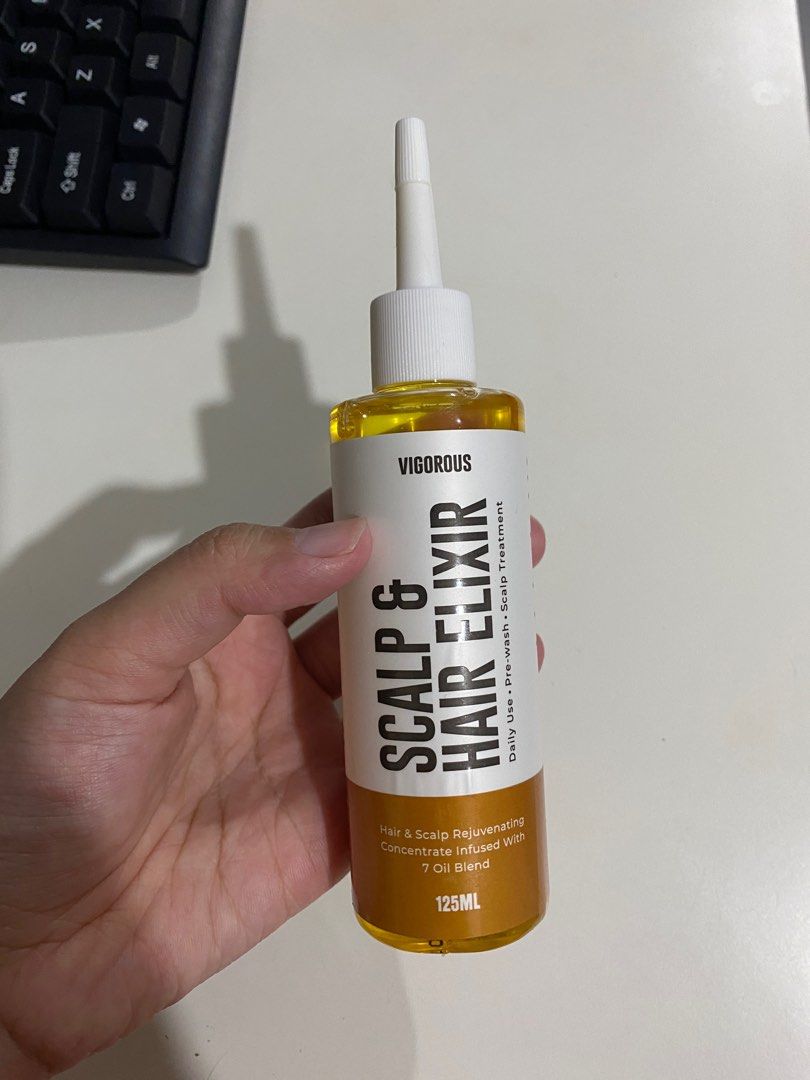 Vigorous Scalp & Hair Elixir, Beauty & Personal Care, Hair on Carousell