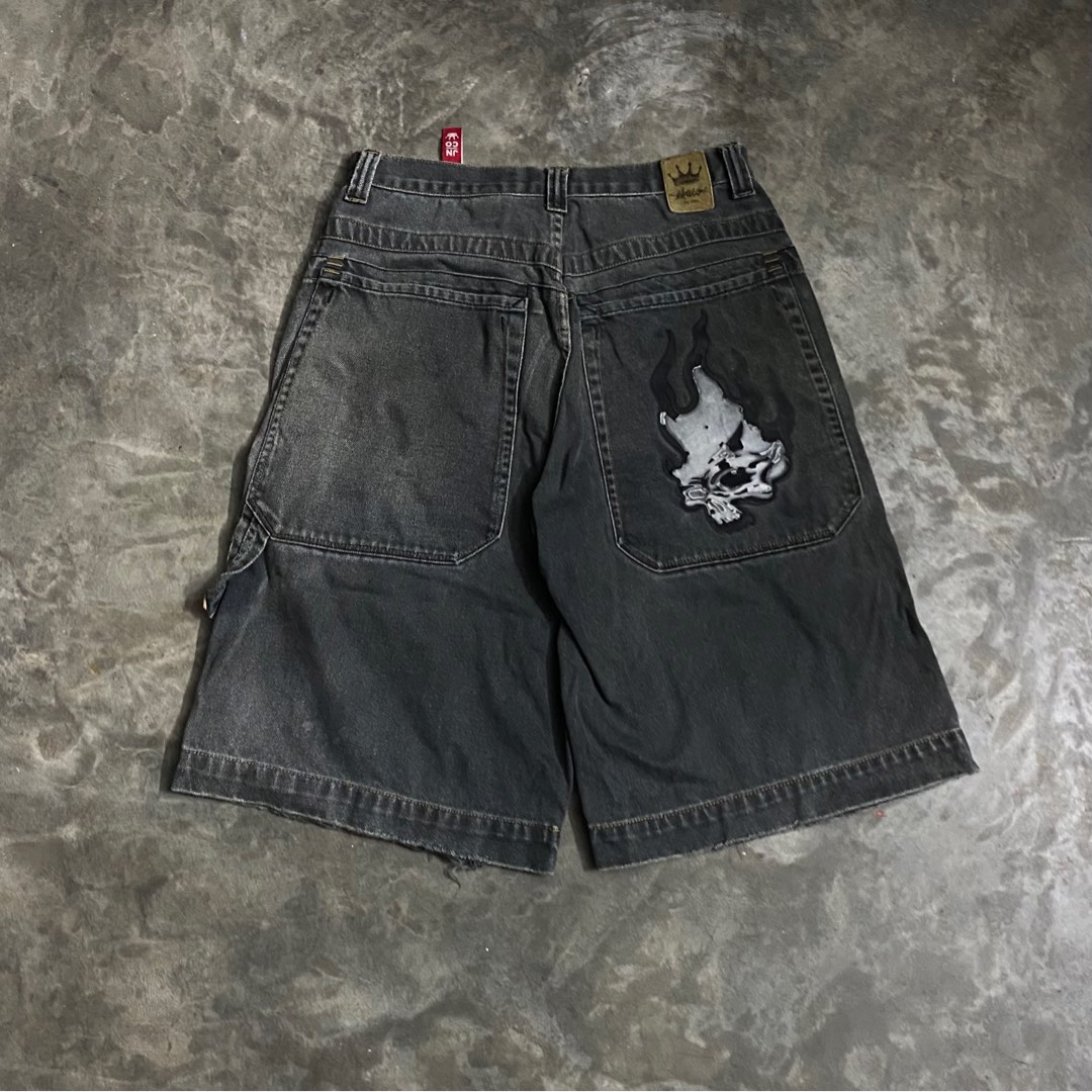 Vintage JNCO Skull Flame Jorts ( Ecko / Fubu / Oakley / Dogtown / Nike ...