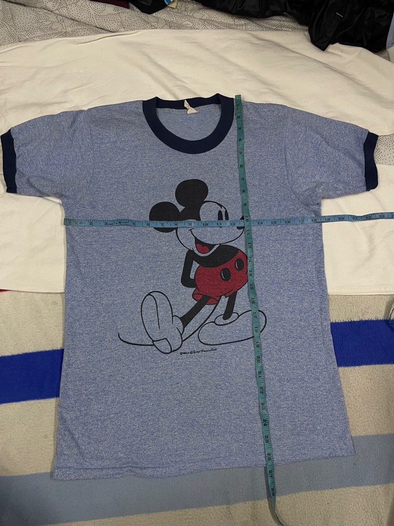 Vintage mickey mouse ringer berpasiran, Men's Fashion, Activewear on ...