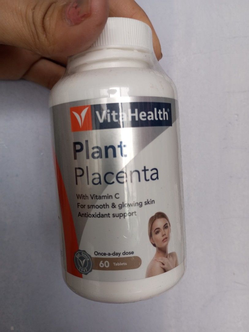 Vita health plant placenta - skin, Health & Nutrition, Health ...
