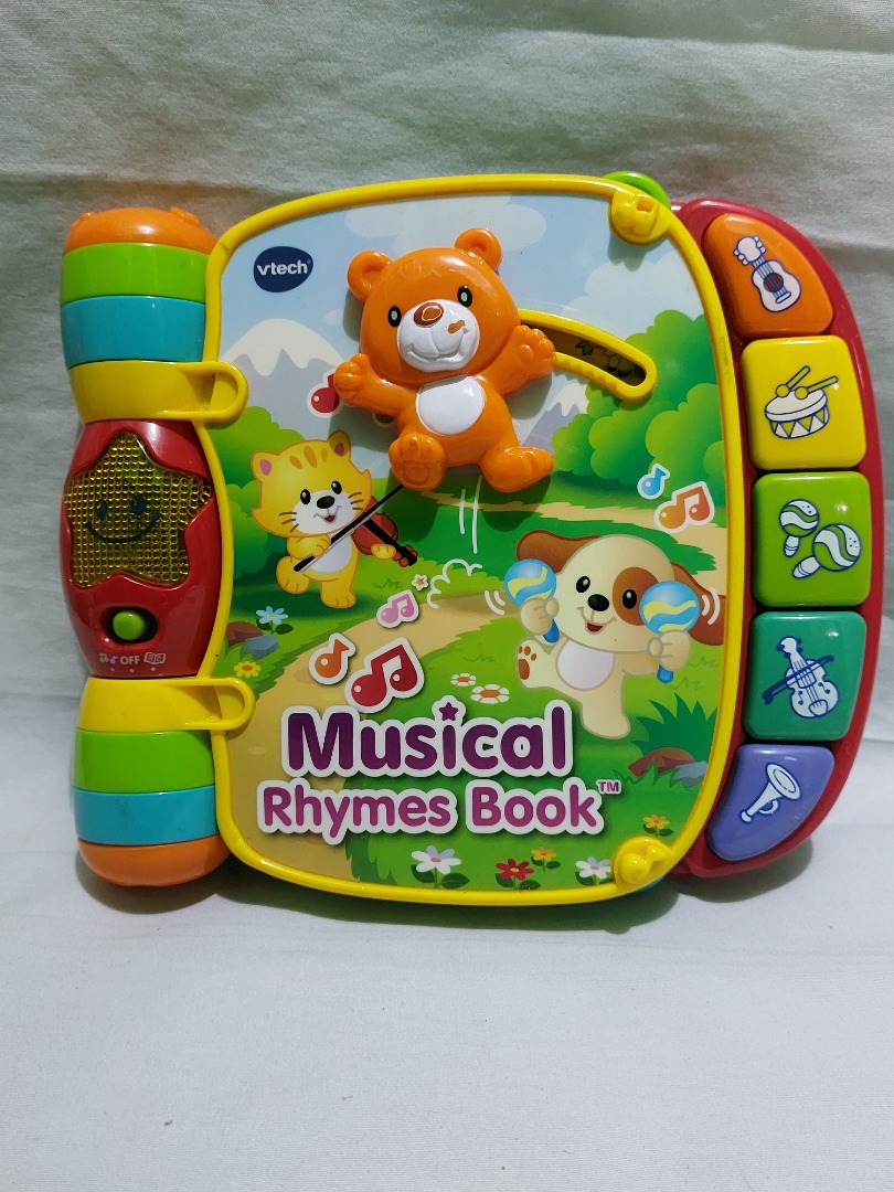 VTech Musical Rhymes Book, Hobbies & Toys, Toys & Games on Carousell