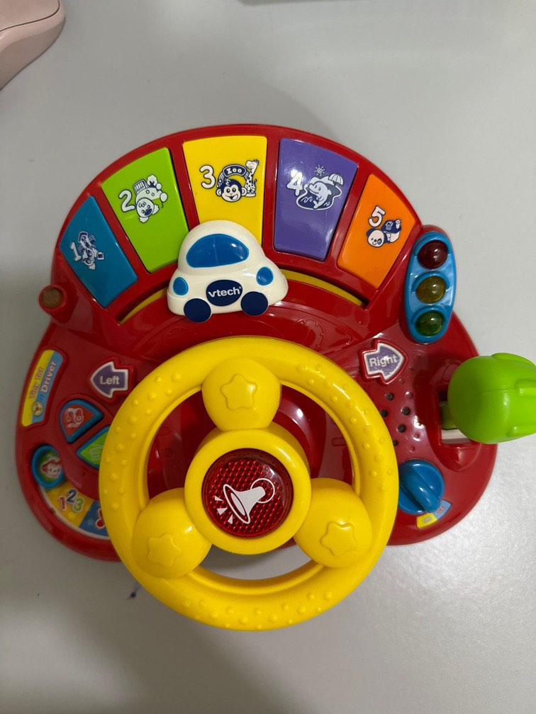 Vtech steering wheel, Hobbies & Toys, Toys & Games on Carousell