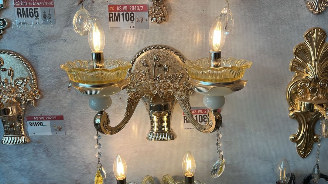 Wall light | lampu hiasan | lampu dinding | lampu deco, Furniture ...