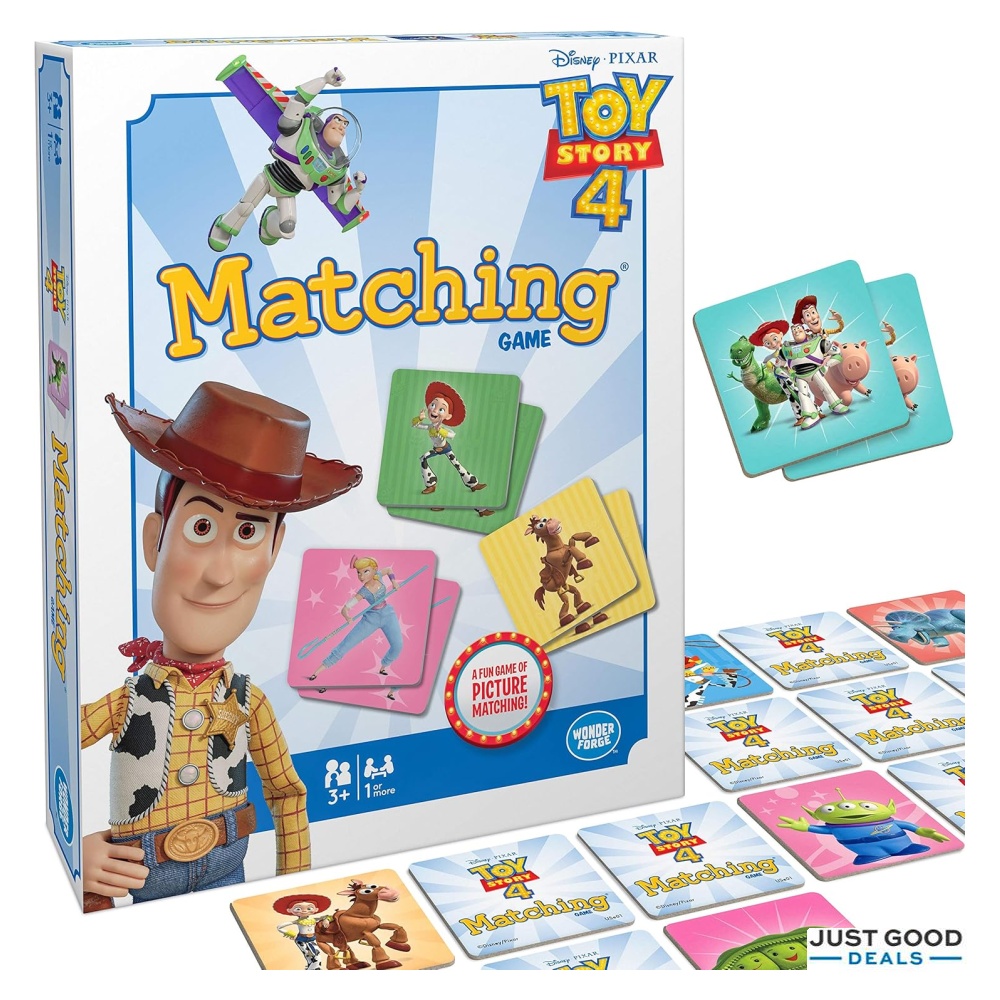 Wonder Forge Toy Story 4 Matching Game by | For Boys & Girls Age 3 to 5 | A Fun & Fast Memory ...