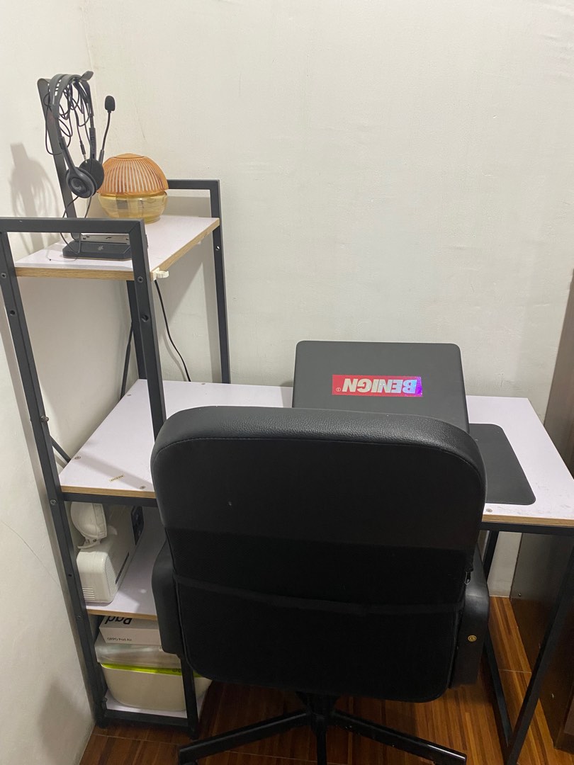 Working table and chair, Furniture & Home Living, Office Furniture ...