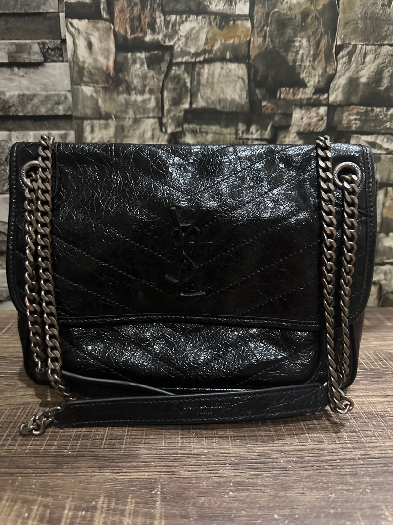 Ysl nikki aged skin leather, Luxury, Bags & Wallets on Carousell