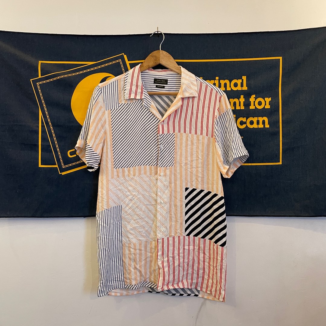 Zara Man Relax Fit Buttondown, Men's Fashion, Tops & Sets, Tshirts ...