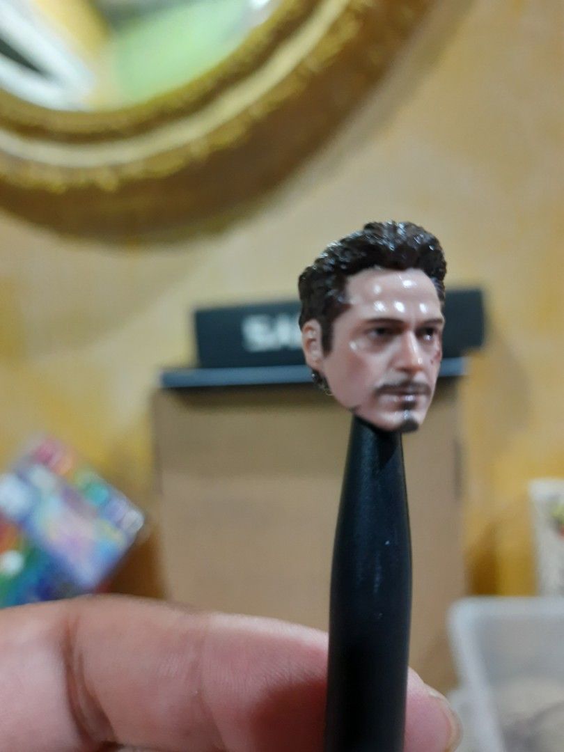 1/12 Custom Head - Manipple Studio Tony Stark Injured Version, Hobbies ...
