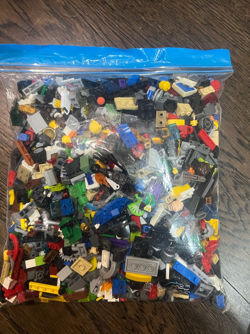 1kg random Lego pieces ORIGINAL, Hobbies & Toys, Toys & Games on Carousell